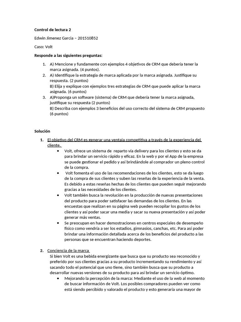 CL2 - Edwin Jimenez | PDF | Información | Gestión de la relación con el ...