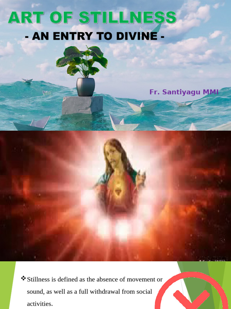 Art of Stillness an Entry to Divine - In Bible and Saint | PDF | Glory ...