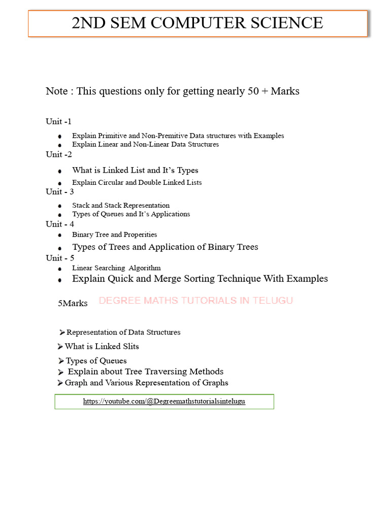 2nd Sem Computers Imps Original | PDF