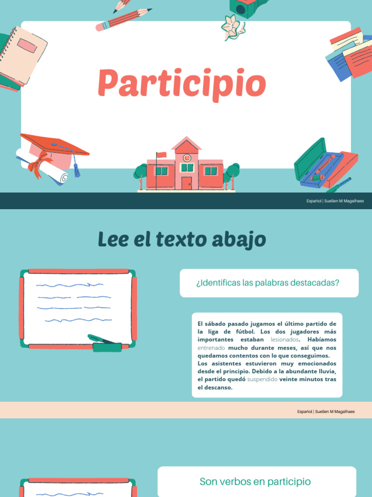 Participio | PDF | Verbo | Gramática