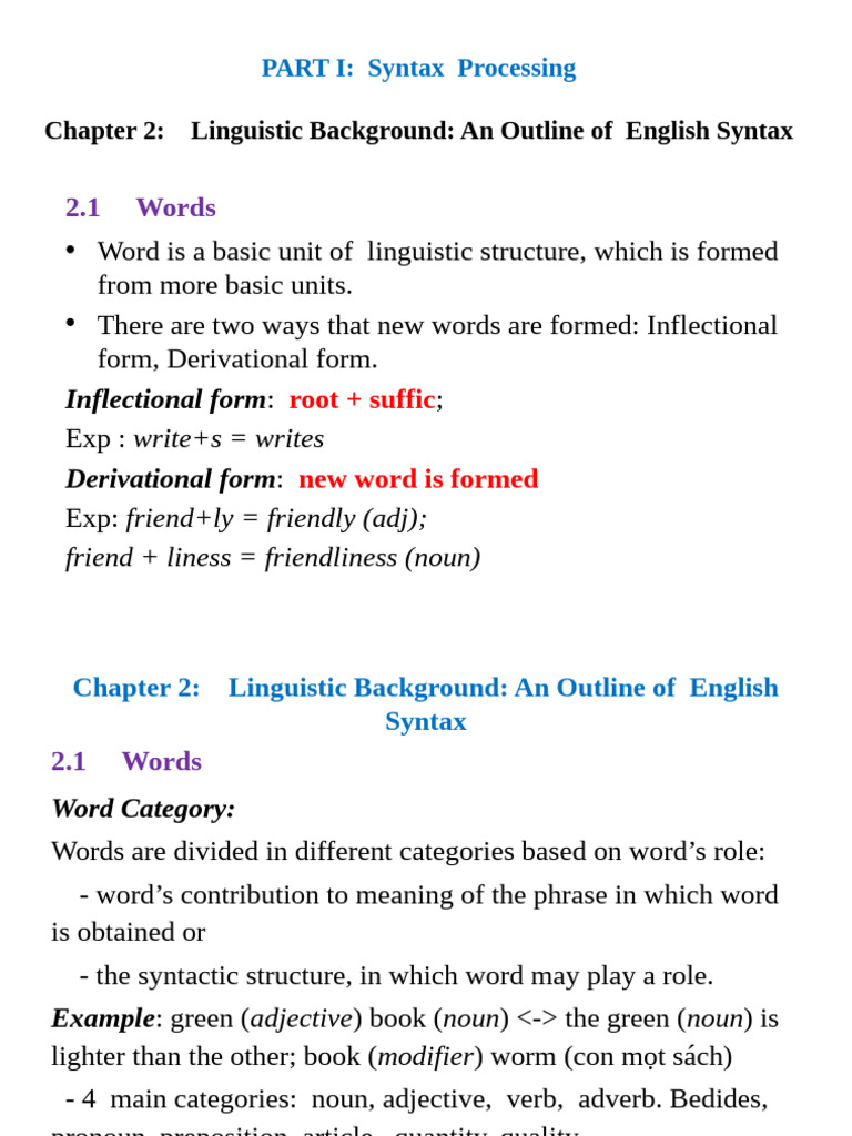 Chapter 2 | PDF | Verb | Phrase