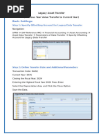 Legacy Asset Transfer in SAP Via T - Code AS91 | PDF | Book Value ...