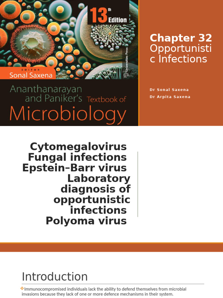 Opportunistic Infections in Immunocompromised Individuals | PDF ...