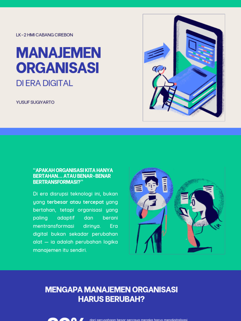 Manajemen Organisasi Di Era Digital | PDF