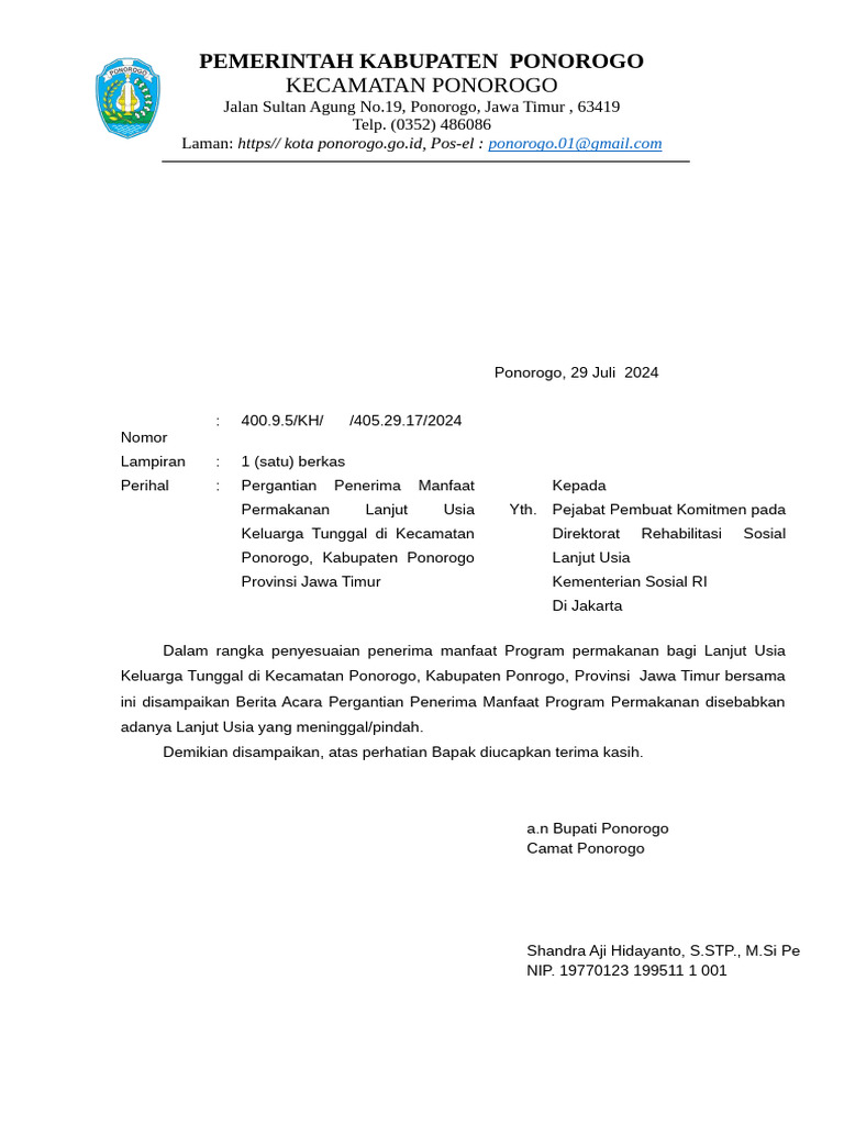 BA PM Permakanan Kasiem | PDF