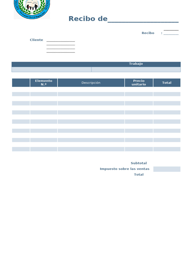 Recibo de Cliente Detallado | PDF