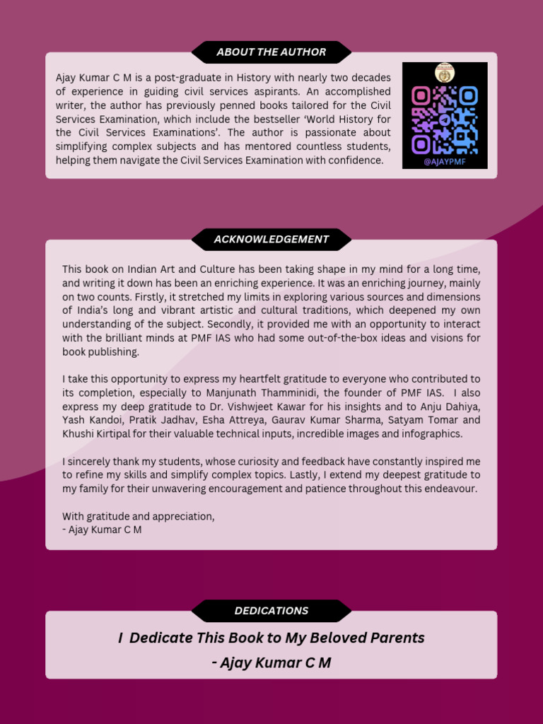 I Dedicate This Book To My Beloved Parents - Ajay Kumar C M | PDF