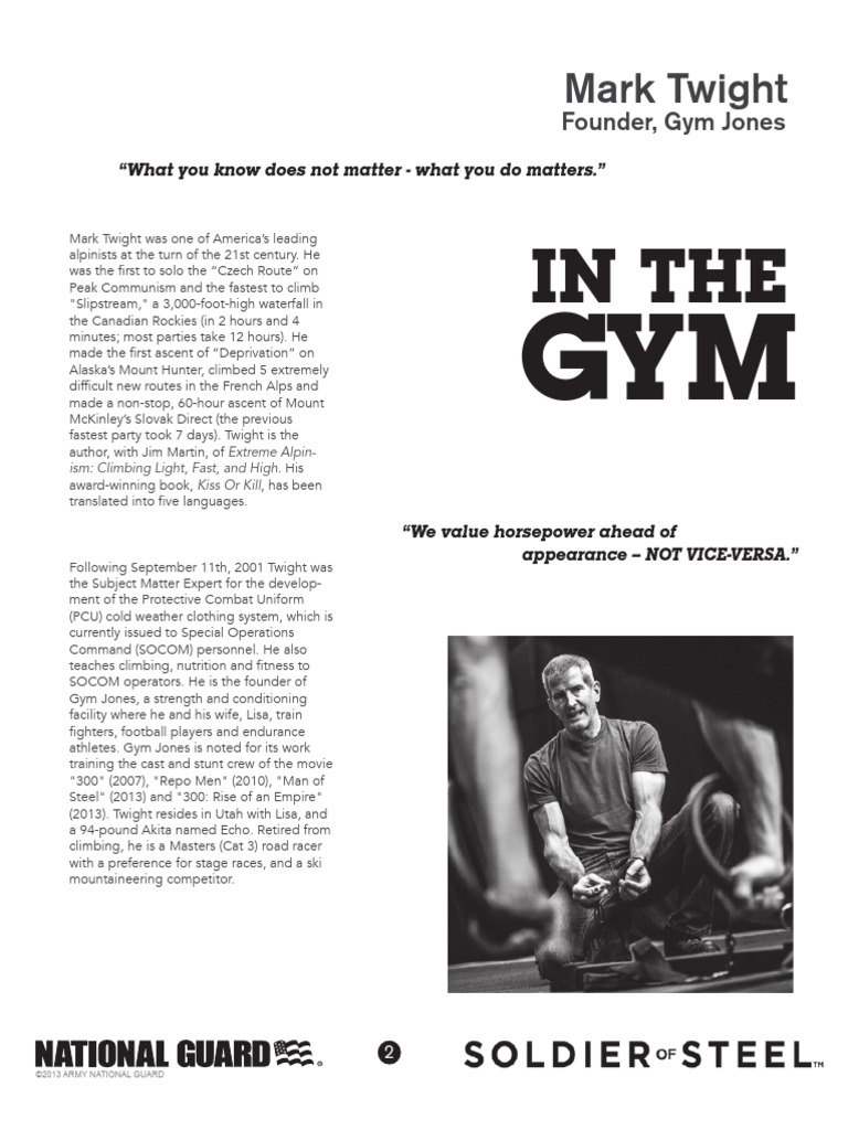Mark Twight: Alpinist & Fitness Expert | PDF