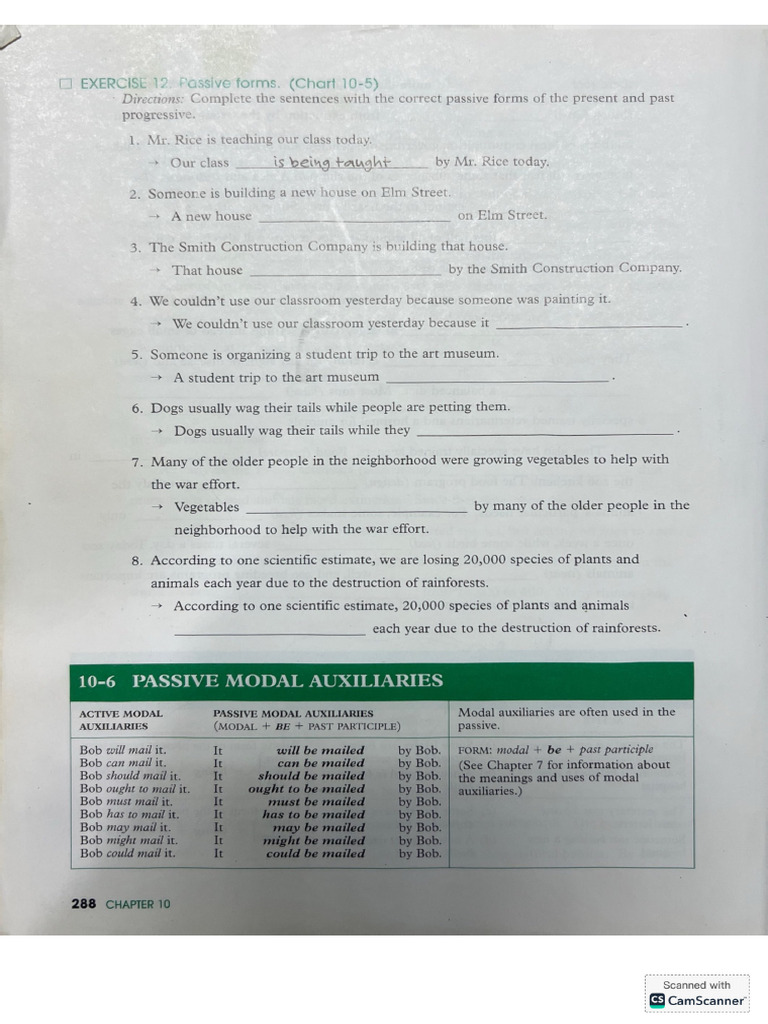 Passive Modal Auxiliaries | PDF