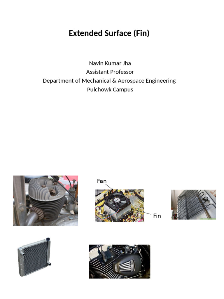 Extended Surface Heat Transfer Practice Questions - 1 | PDF | Heat ...