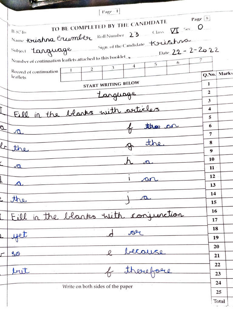 Language Exam | PDF