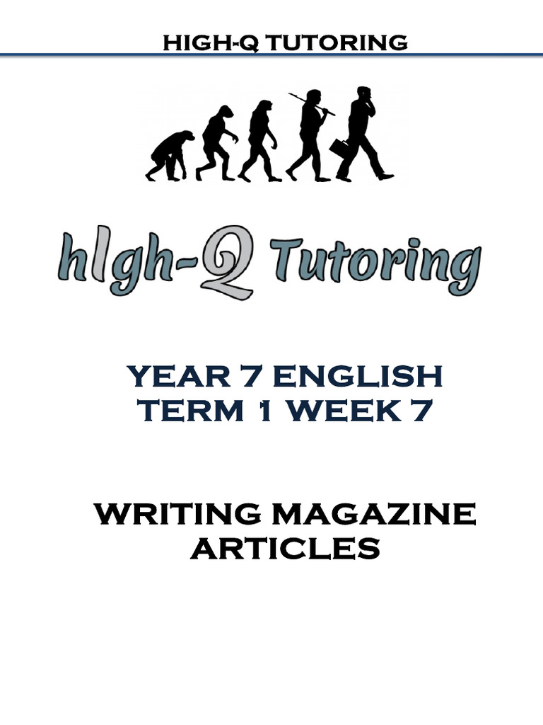Y7T1W7 Writing Magazine Articles | PDF