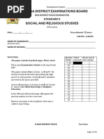 Grade 8 Social Studies Exam Questions | PDF