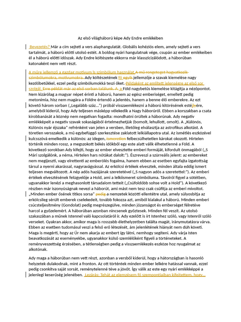 Ady Esszé | PDF