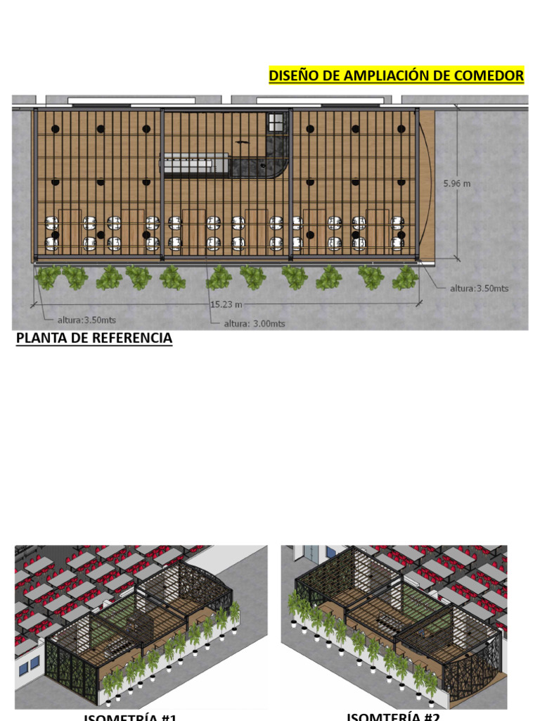 Diseño de Ampliación de Comedor | PDF