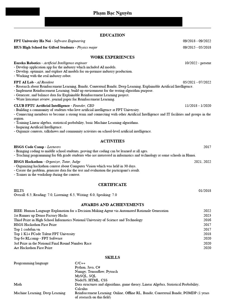 0.Pham Bac Nguyen_LLM Algorithm | PDF | Artificial Intelligence ...