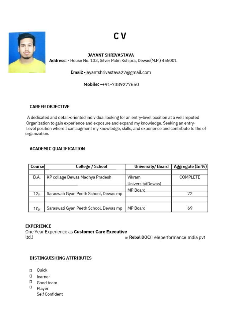 MR Jayant Experience CV - PDF 20240529 122629 0000 | PDF