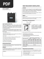 Winter HRV Settings Guide | PDF | Humidity | Temperature