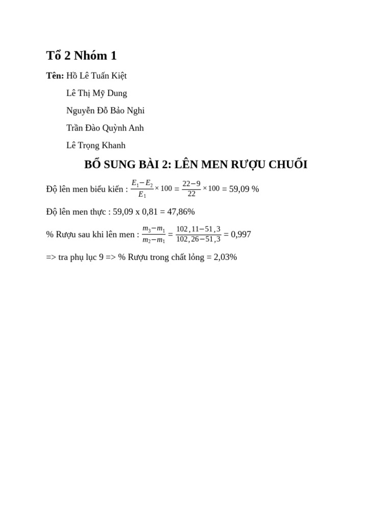 T 2 - Nhóm Th1 - Bài 2 | PDF