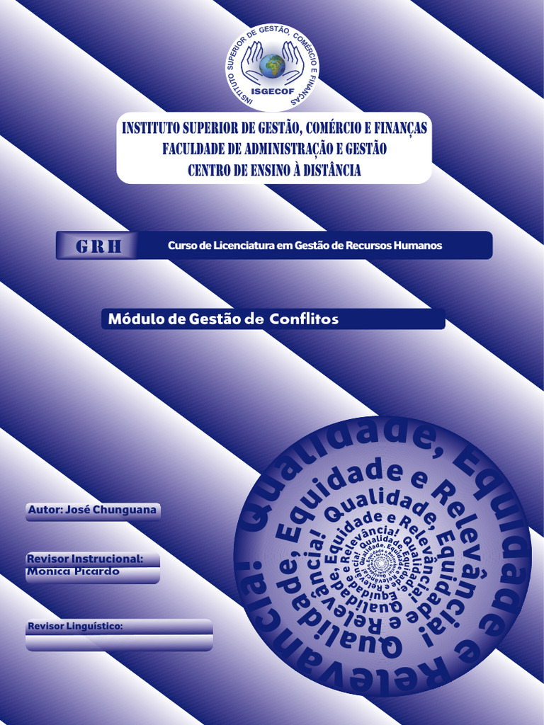 Módulo de Gestão de Conflitos Ead - Isgecof | PDF | Liderança ...