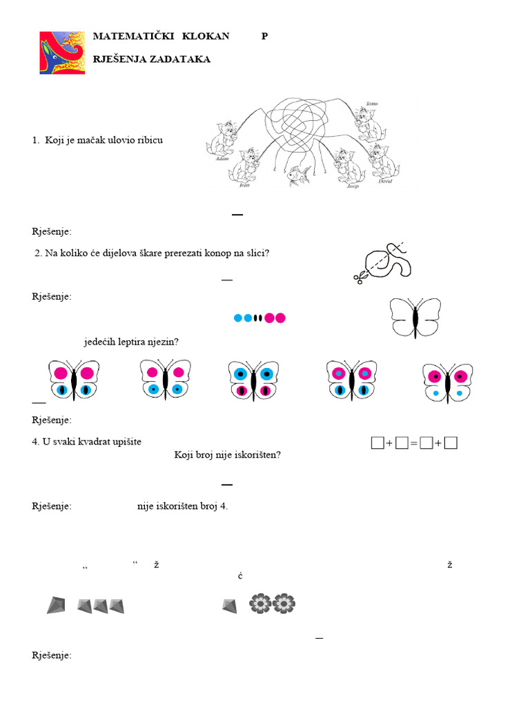 MATEMATICKI KLOKAN P 2017-Rjes | PDF