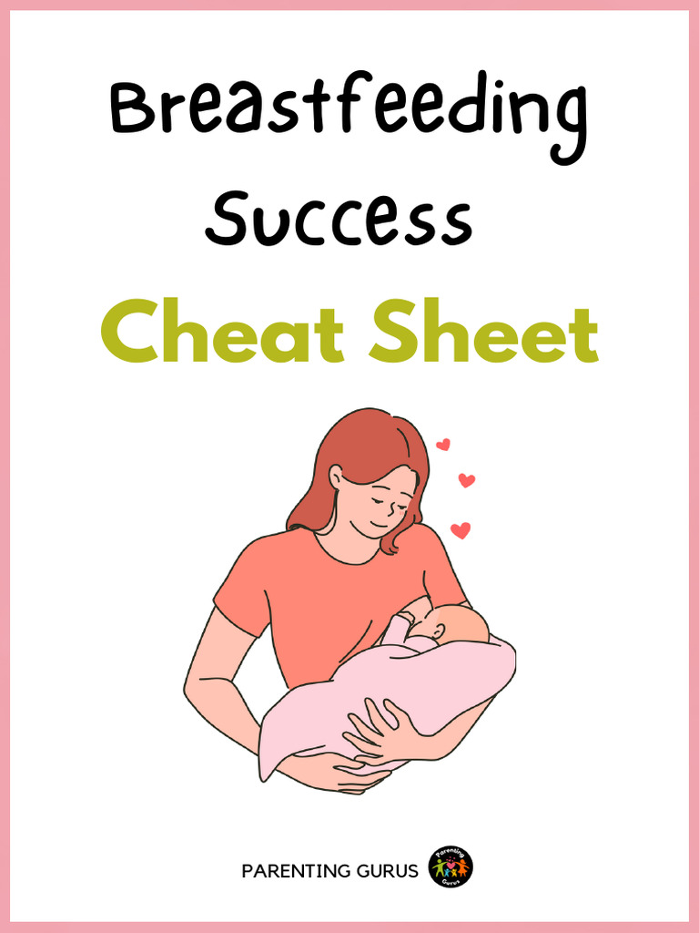 Breastfeeding Success Cheat Sheet | PDF | Breastfeeding | Sleep