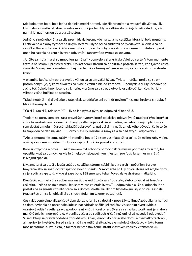 Rozprávka | PDF
