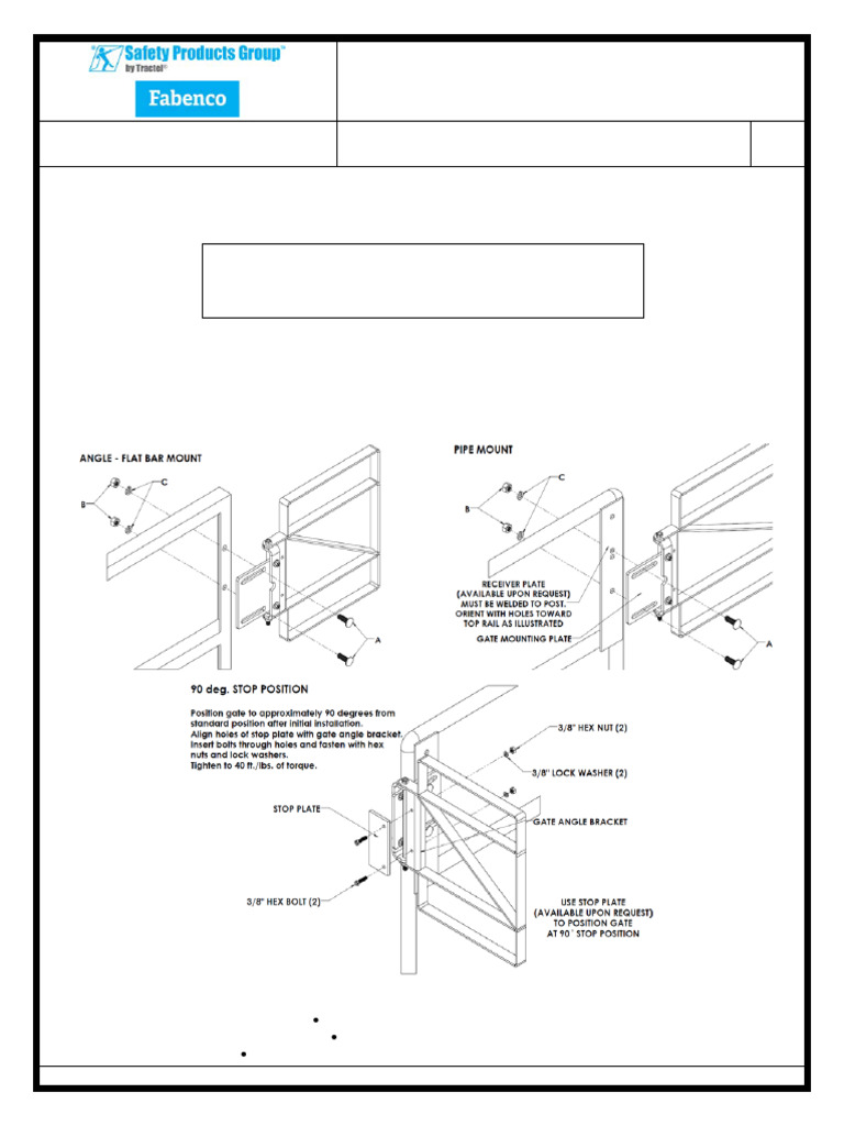 Z-Series Gate Installation Guide | PDF | Nut (Hardware) | Metalworking