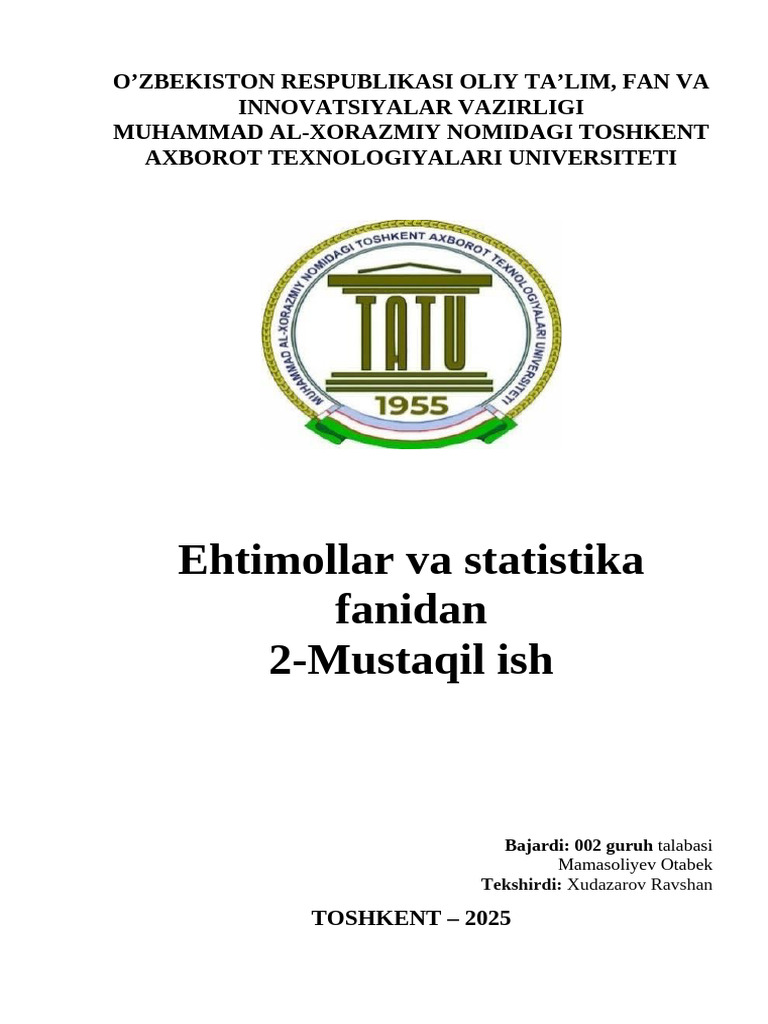 Otabek Eht-2 | PDF