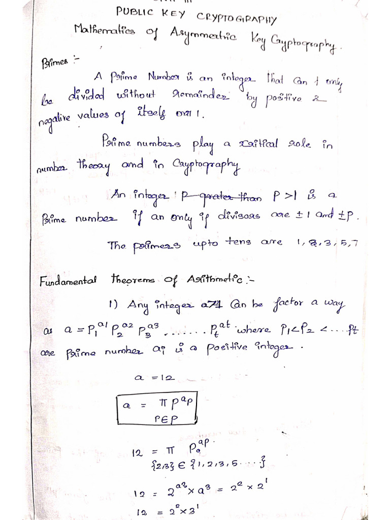 Cryptography and Network Security III Unit | PDF