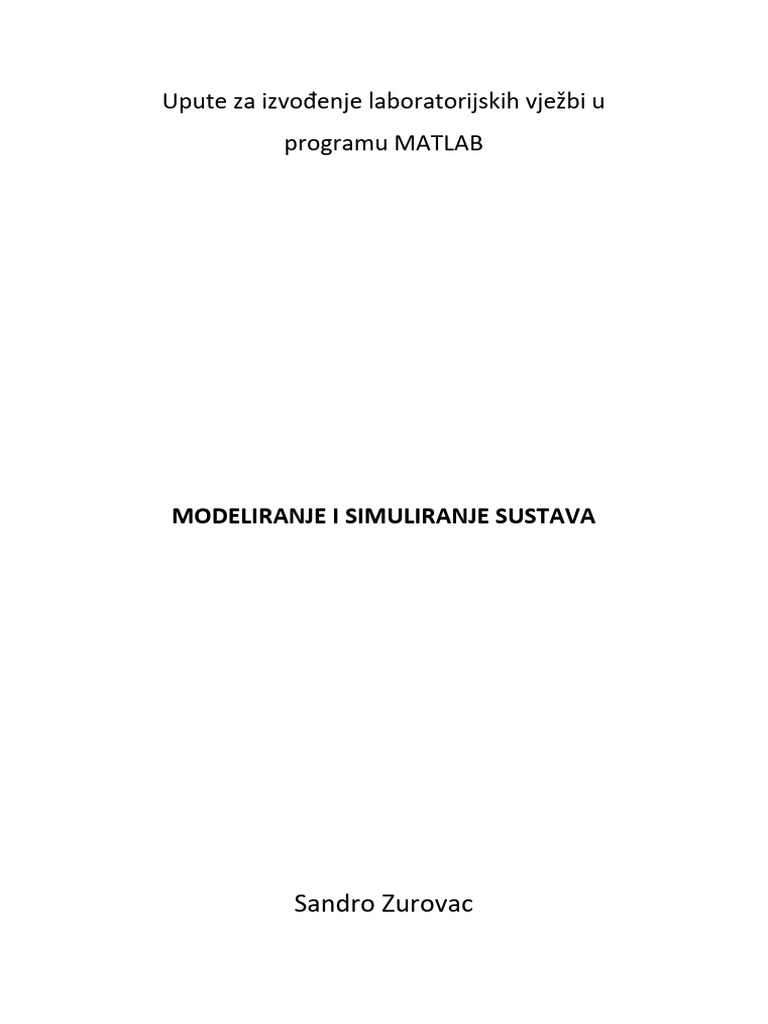 Upute Za Lab. Vježbe | PDF