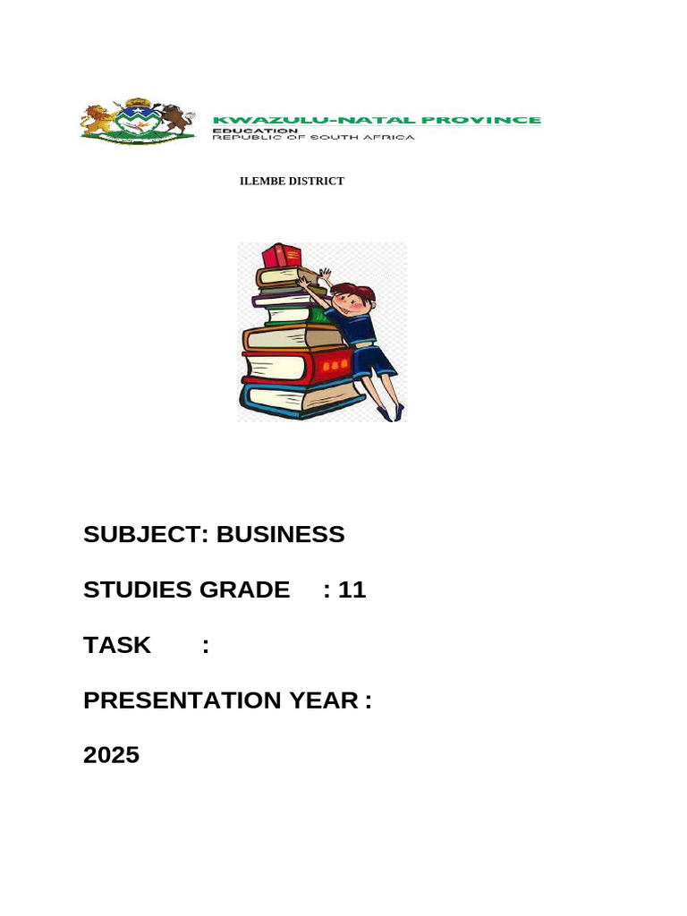 Grade 11 Business Studies Term 2 SBA | PDF | Learning | Creativity