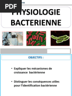 03 Physiologie Et Croissance Bacterienne | PDF | Bactérie | Métabolisme