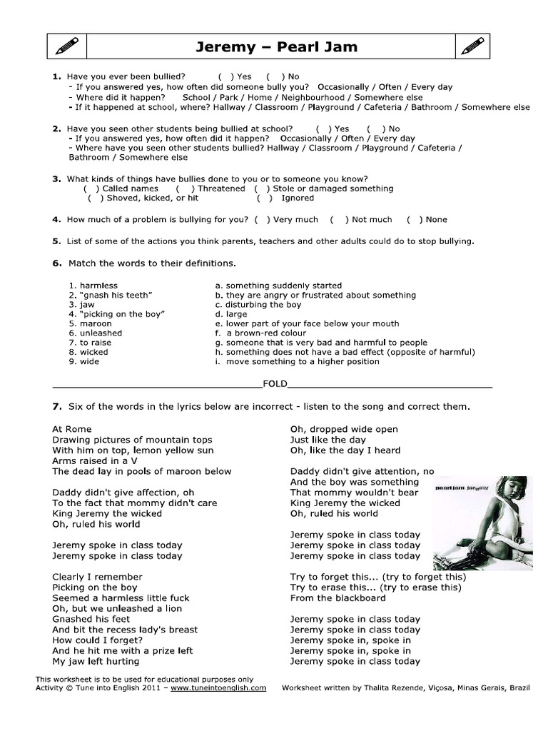 Jeremy Activity | PDF