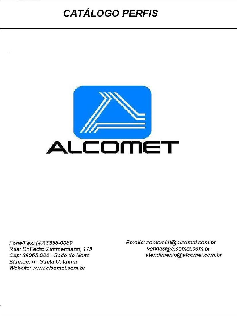 Alcomet - Perfis Gerais | PDF