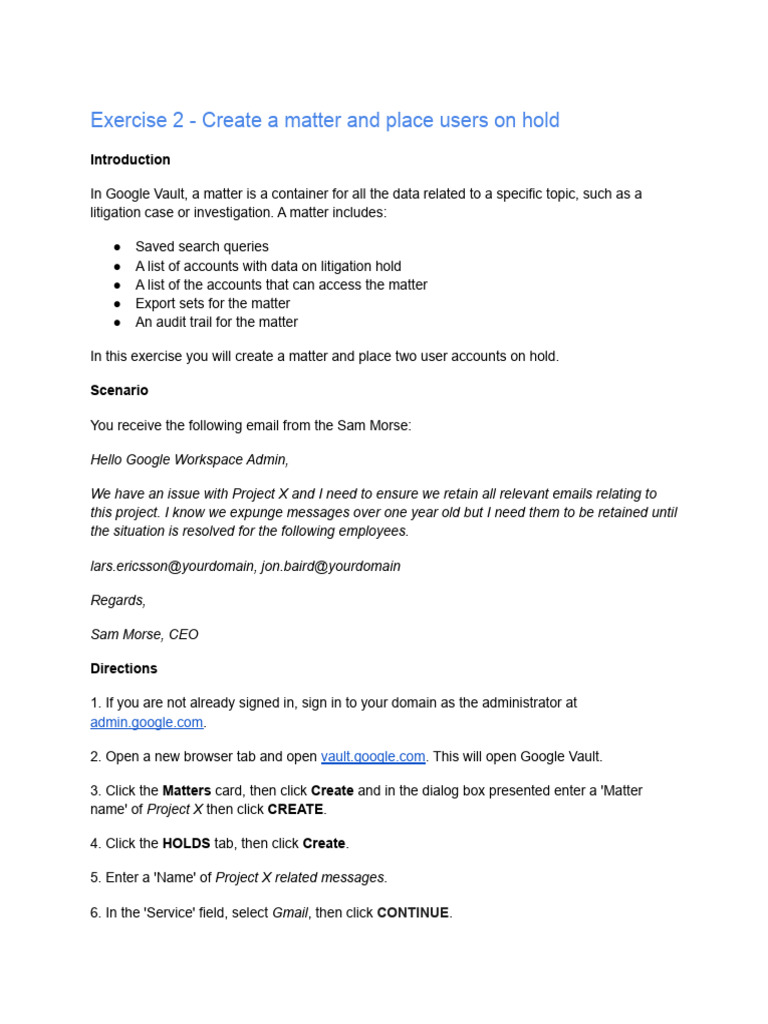 03_exercise-2-create-a-matter-and-place-users-on-hold_Exercise_2_-_Create_a_matter_and_place ...