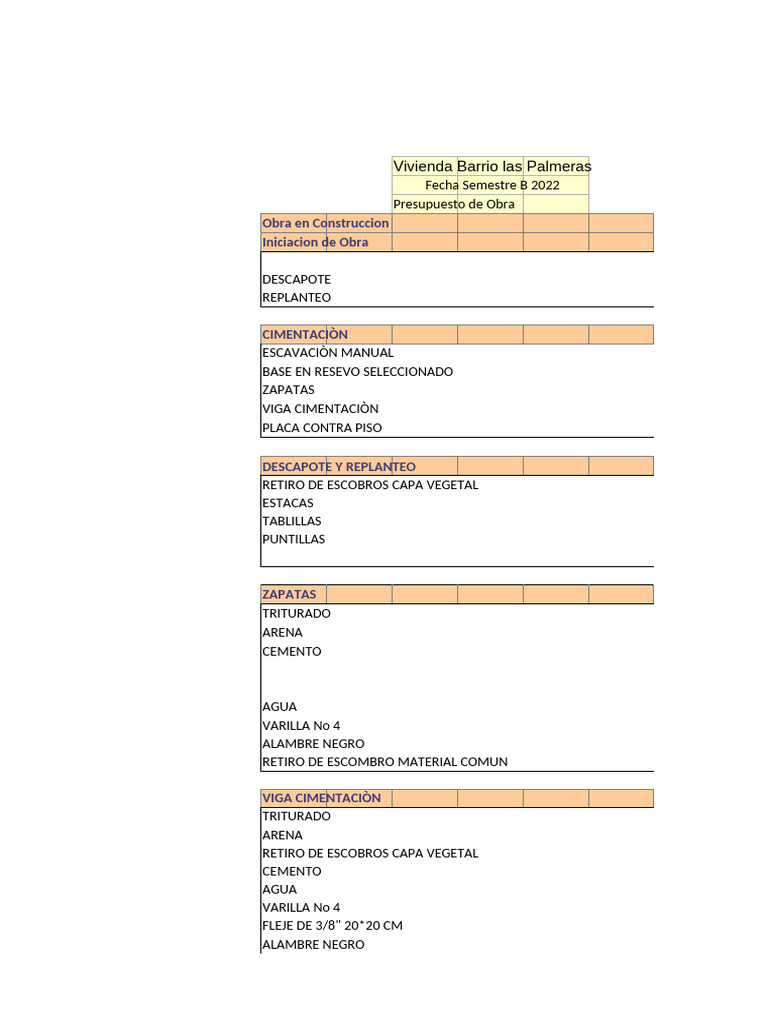 Presupuesto de Vivienda | PDF | edificio | Diseño arquitectonico