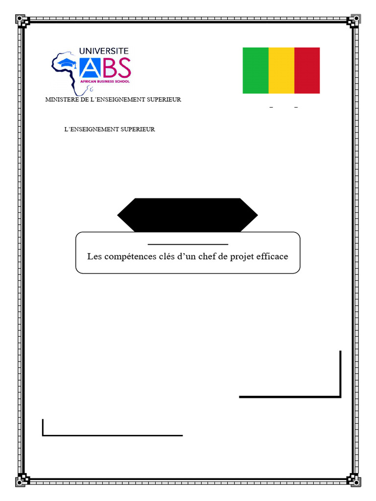 Compétences clés d'un chef de projet | PDF | Chef de projet | Planification