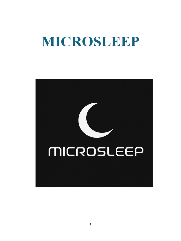 MICROSLEEP | PDF