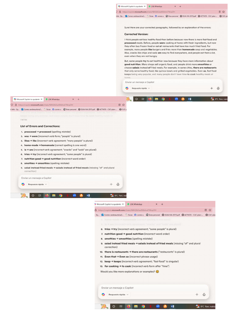 Coreccion Ingles | PDF