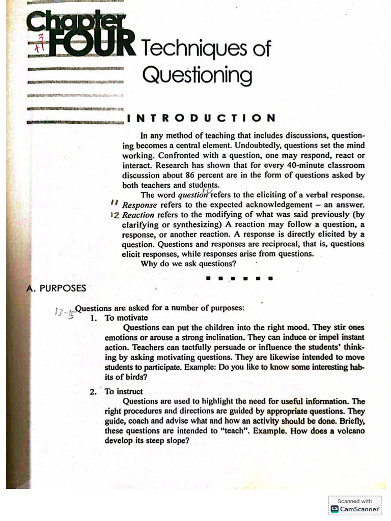 Pmta Techniques of Questioning | PDF