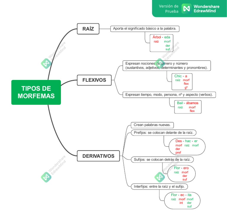 Tipos de Morfemas | PDF