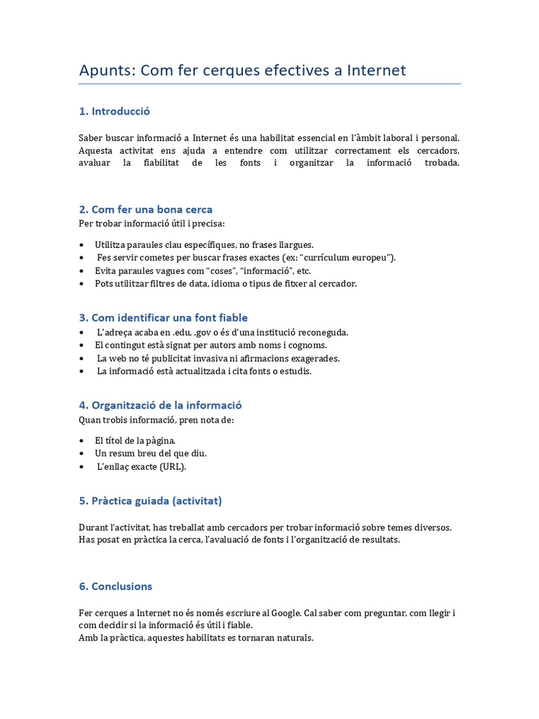 Apunts Cercador | PDF