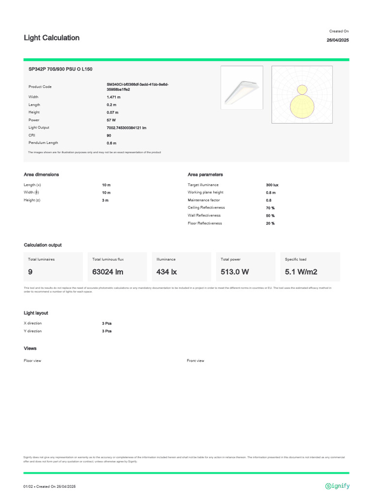 UK Lighting Calculation Tool | PDF | Electromagnetic Radiation | Lighting