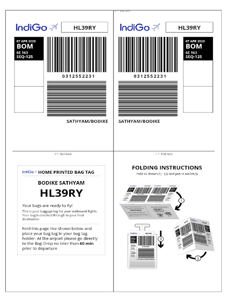 Baggage Tag | PDF