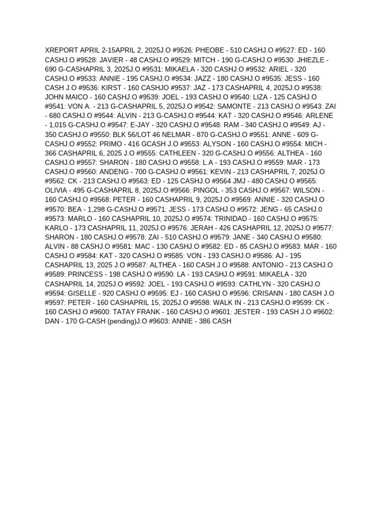Job Order | PDF