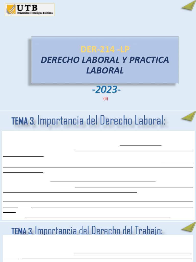 Tercera Clase Derecho Laboral y Practica | PDF | Derecho laboral | Salario