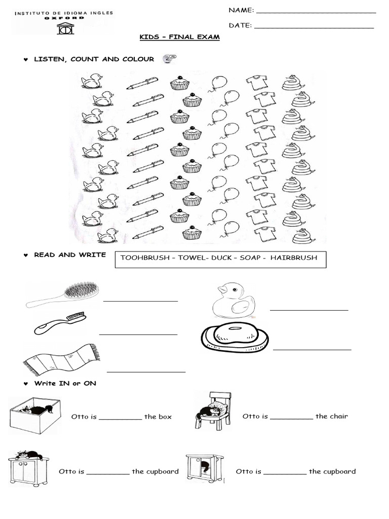 Kids Final Exam | PDF