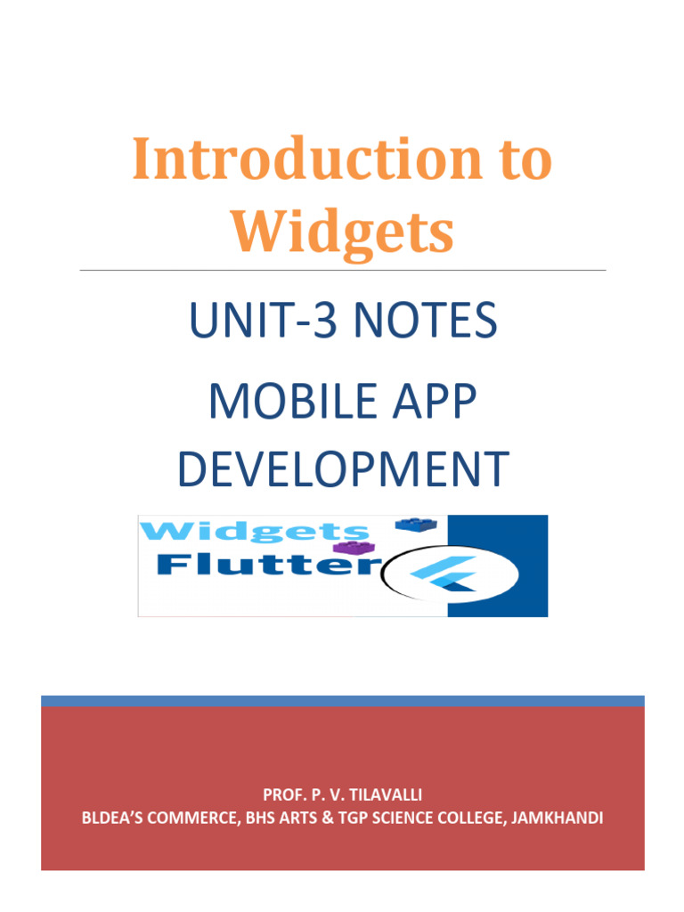 Flutter App Development Overview | PDF | Ios | Mobile App