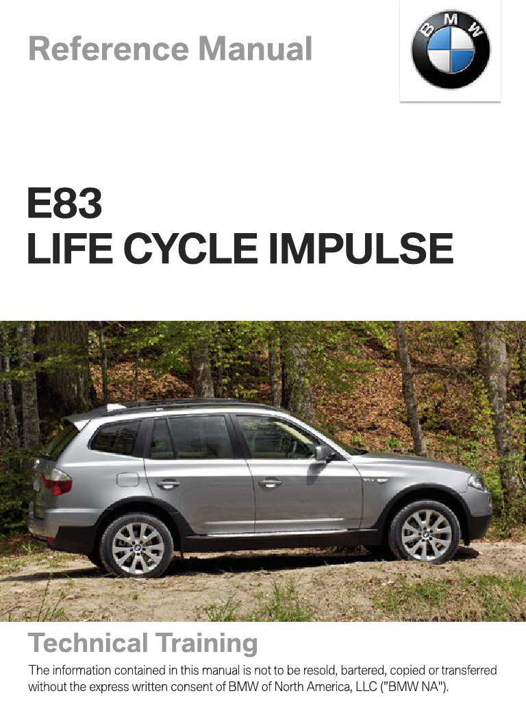 ST614 E83 Life Cycle Impulse | PDF | Manual Transmission | Headlamp